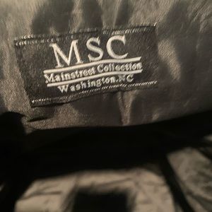 Mainstreet Collection | Bags | Msc Orange And Black Polka Dot Tote Bag ...